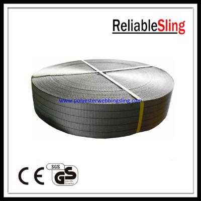 Cina 4 abrasione anti- della tessitura del poliestere dell'imbracatura della SEDE POTENZIALE DI ESPLOSIONE di Grey 120mm 100mm di tonnellata in vendita