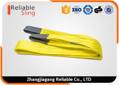 China Oog en oogtype de Slingerriem van de Polyester Vlakke Singelband voor het Opheffen 3ton Te koop