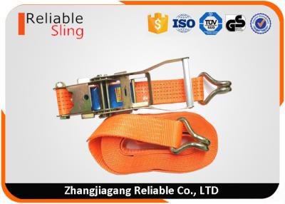Cina Il colore arancio 50MM carico di alluminio del cricco da 5 tonnellate lega i bassi con la cinghia del poliestere in vendita