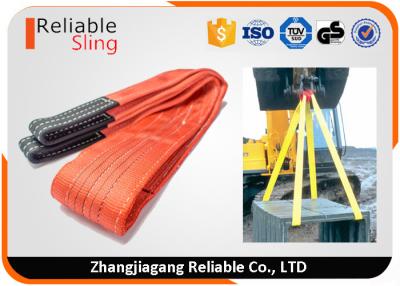 China Zuurvast Vlak van de de SlingerKleurencode van de Polyestersingelband Riemtype Verklaard Ce Te koop