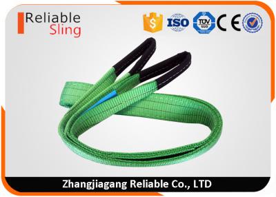 China 2 de Lading die van de tonpolyester Vlakke Singelbandslinger, Vlakke Polyester Geweven Singelbandslinger opheffen Te koop
