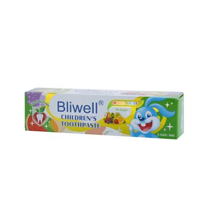 Cina Denti di EMGP che imbiancano dentifricio in pasta senza zucchero, dentifricio in pasta sicuro 60G per i bambini in vendita