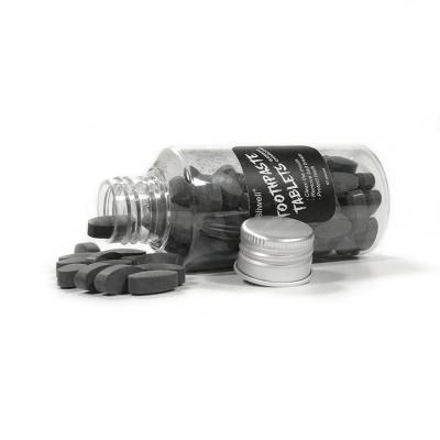 Cina Il carbone di bambù nero rimuove macchia le compresse del dentifricio in pasta del vegano in vendita
