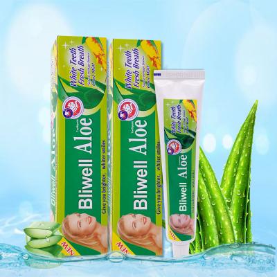 Cina anti denti freschi dentari di Vera Whitening Toothpaste For Sensitive dell'aloe della menta dell'etichetta privata 100G in vendita