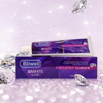 中国 Private Label Effective Remove Stains Antiplaque Peppermint Natural 3D Deeply White Toothpaste 販売のため