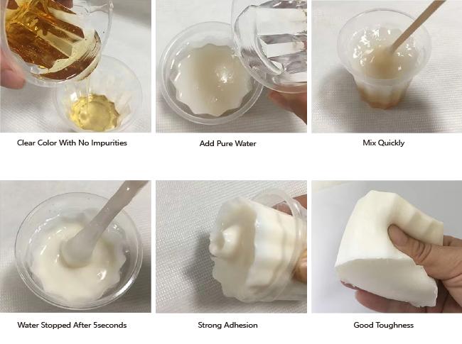 Single Component Water-Soluble  Polyurethane Grouting Fluid Material