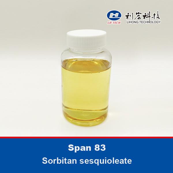 Quality Span 83  Sorbitan sesquioleate  Cosmetic Grade Surfactant Cas 8007-43-0 for sale