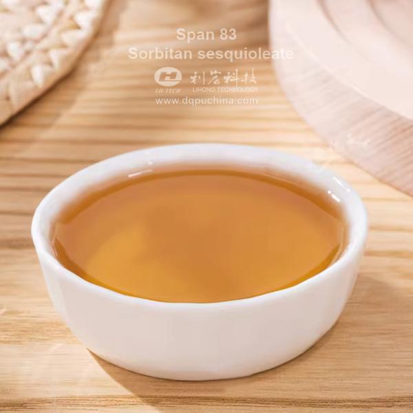 Quality STO Sorbitan Trioleate Surfactant Yellow Liquid Span 85 Cas 26266-58-0 for sale