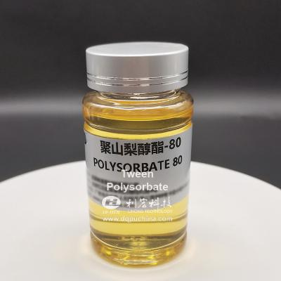 China Tween Polysorbate Polyoxyethylene Sorbitan Esters Surfactant Liquid Material for sale