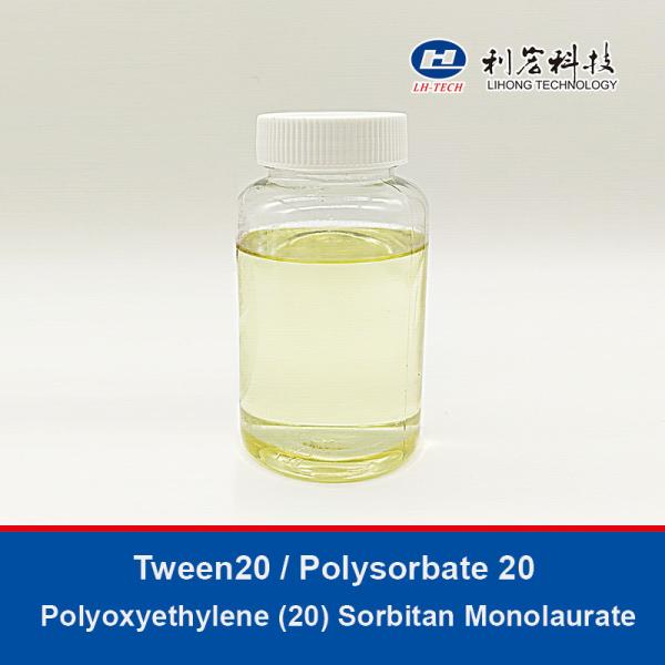 Quality Tween 20  Polysorbate 20  Polissorbato 20 Polyoxyethylene (20) Sorbitan Monolaurate 9005-64-5 Industrial and Food Grade for sale