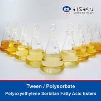 Quality Tween Polysorbate Polyoxyethylene Sorbitan Esters Surfactant Liquid Material for sale