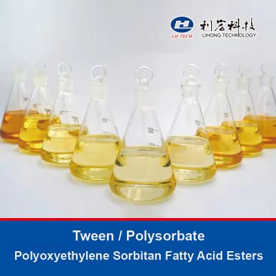 China Tween Polysorbate Polyoxyethylene Sorbitan Esters Surfactant Liquid Material for sale