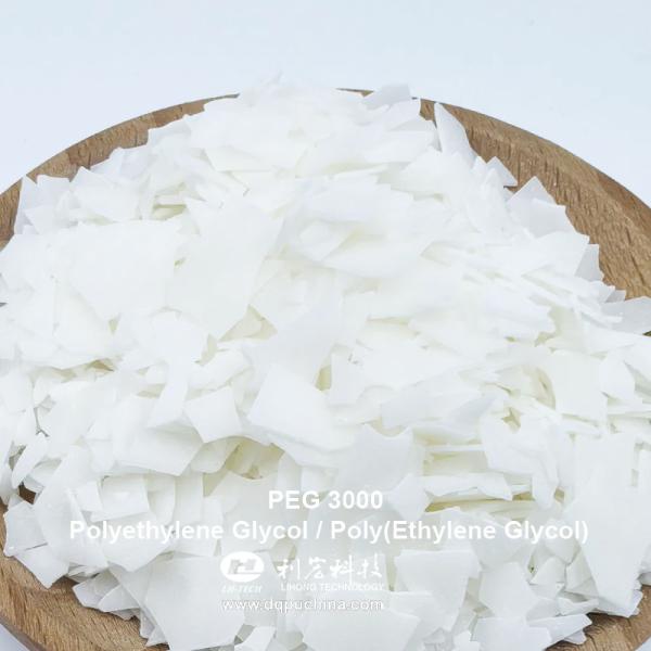 Quality Polyethylene Glycol PEG 2000 3000 Surfactant Raw Materials White Flake Cas 25322 for sale