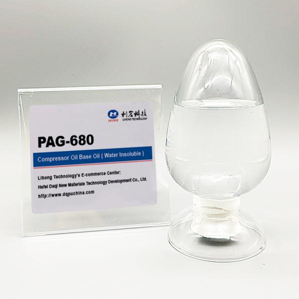 Quality PAG Full Synthetic Lube Base Oil For Compressor Oil Water Insoluble for sale