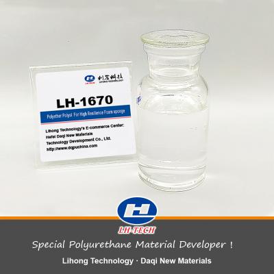 China A62: LH-1670 Polyether Polyol  For Slow Rebound Foam Sponge Producing PU Foam Liquid Chemical Material for Memory Pillow for sale