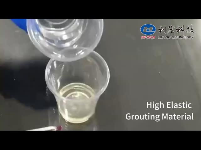 Hoog-elastisch PU Polyurethaan Schuim Injectiemateriaal  Vloeibaar Waterdicht Lekreparatie