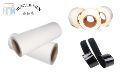 China 150mic transparant Thermisch Zelfklevend Filmbroodje voor Nylon Klitband Plakkend Te koop