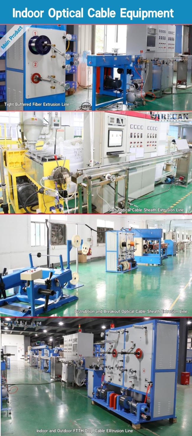 FTTH Indoor Fiber Cable Production Line | High-Speed Optical Cable Manufacturing