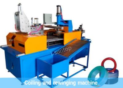 China Automatic PLC Control 780RPM Wire Coiling And Packing Machine With PVC Film for sale