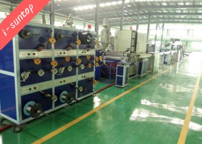 중국 12대 핵심 FTTH 라운드 하락 190m/Min LSZH 광섬유 케이블 기계 판매용