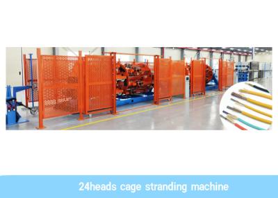 Cina 12 teste indietro torcono il tipo della gabbia della macchina di arenamento del cavo 70RPM in vendita