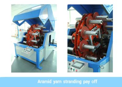 Cina 24 macchine cape del cavo a fibre ottiche della macchina di arenamento del filato di 20N 120rpm Aramid in vendita