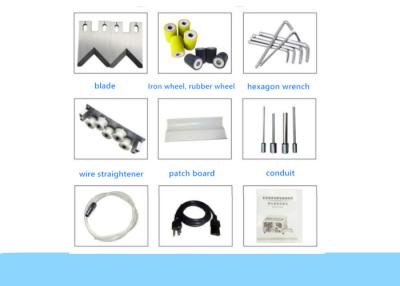 China 220V Wire Cable Making Machine , Single Knife Cable Stripping Machine for sale