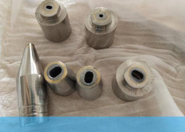 Extrusionsspitze und -form mit Festwolframkarbid, Stahl mit Wärmebehandlung