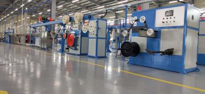 China 1-4 Cores Indoor 2*3mm FTTH FTTX Drop Cable Production Line for sale