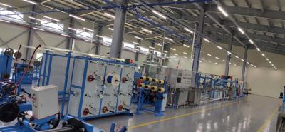 China 1-4 Cores Indoor 2*3mm FTTH FTTX Drop Cable Production Line for sale