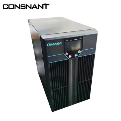 Cina sistema ad alta frequenza online 6KVA di UPS della sinusoide pura del nero 220V in vendita