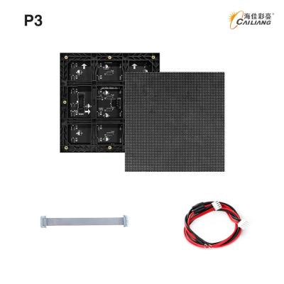 China Cailiang Indoor Full Color P3 LED Module with Gray Scale 12-14bit Color Depth rgb for sale