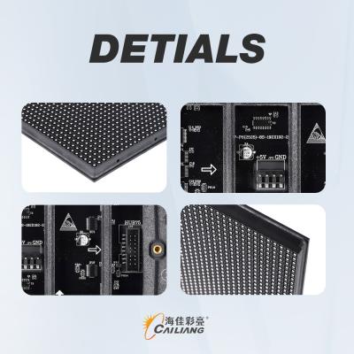 China Tamaño del panel 320 * 160mm Cailiang P6 de ahorro de energía pantalla de LED para la pantalla de platos en venta
