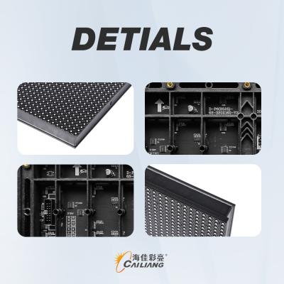 China RGB Color Depth 320*160mm LED Screen for Outdoor Advertising Waterproof D6 LED Panels for sale