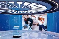 China Customizable Flexible Cylindrical LED Screen 110V 220V for Wall Video Display for sale
