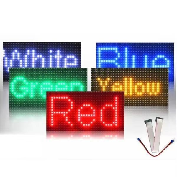 Quality High brightness single green P10 4S module for running message display 1G color for sale