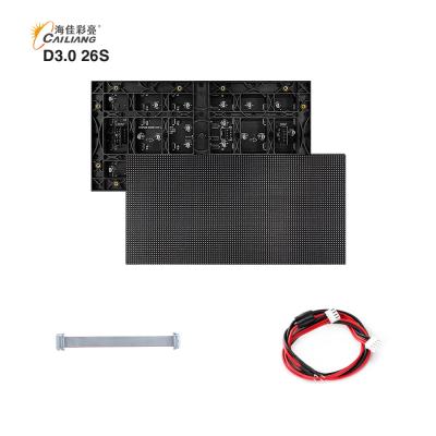 China 26s Scan Mode LED Video Wall Display Screen for CAILIANG P3 Indoor Full Color LED Module for sale