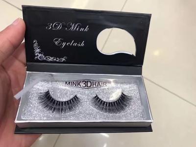 China 2017 newest style wholesale OEM/ODM acceptable 3D Mink Eyelashes for sale