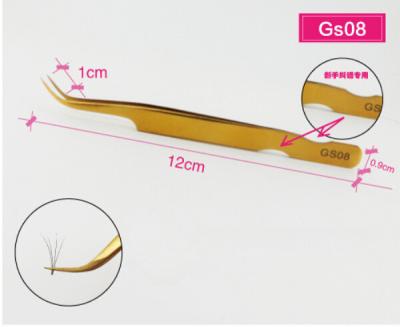 China Top Grade Make Up Tools Eyelash Extension Tweezers for sale