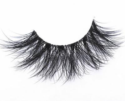 China Most hot sale Natural effect 3D mink eyelashes with clear band RY3DM-22BC for sale