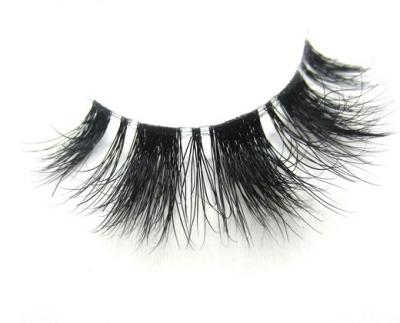 China 3D mink fur eyelashes with custom curl length width package RY3DM-29C for sale