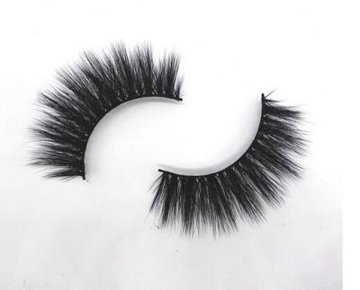China Volume Luxury private label acceptable 3D Silk Eyelashes strips for sale