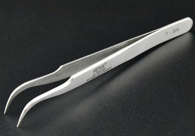 China High precision makeup tweezer vetus tweezer for eyelashes extension for sale