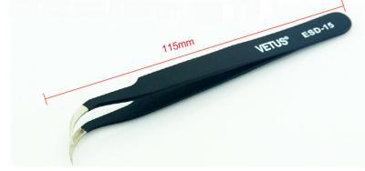 China Hot Selling Antistatic VETUS Cheap Tweezers manufacturer with cheap price and high quality for sale