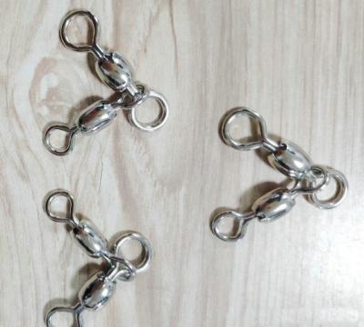 China Black/white color    1/0x2/0 2/0 x3/0 3/0x4/0 4/0x5/0 5/0x6/0  3-way tremble crane swivel for sale