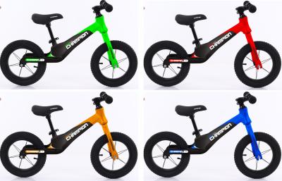 China Popular  No Pedal 12inch Magnesium  Alloy Baby Push Bike Child Walking Bike With QR Seat Clamp for sale