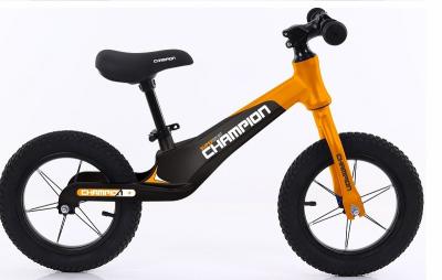 China Factory Direct Supply  12inch Magnesium  Alloy Baby Push Bike Kids Toys Bike No Pedals With Aluminum Alloy Wheelset for sale
