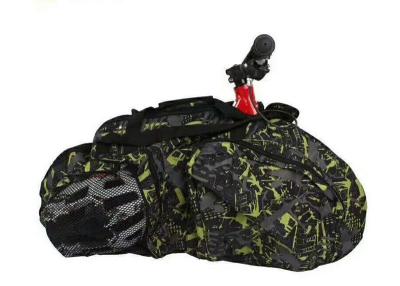 China 600D Printed  Waterproof Oxford Cloth  Kids Balance Bike Bag  Baby Balance Bike  Bag With Protective Equipment Pocket for sale