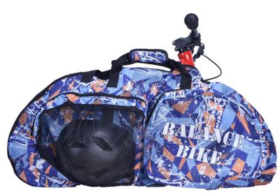 China 600D Waterproof Oxford Printed  Cloth Kids Balance Bike Kids' Bike Bag With Two Side Pockets for sale