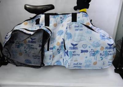 China 600D Printed Waterproof Oxford Cloth  Kids Balance Bike Bag Kids Toys Bike Bag With Two Side Pockets for sale